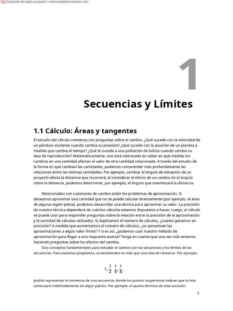 Daniel C. Sloughter - Calculus From Approximation To Theory (2020) (013-036) .En - Es | PDF ...