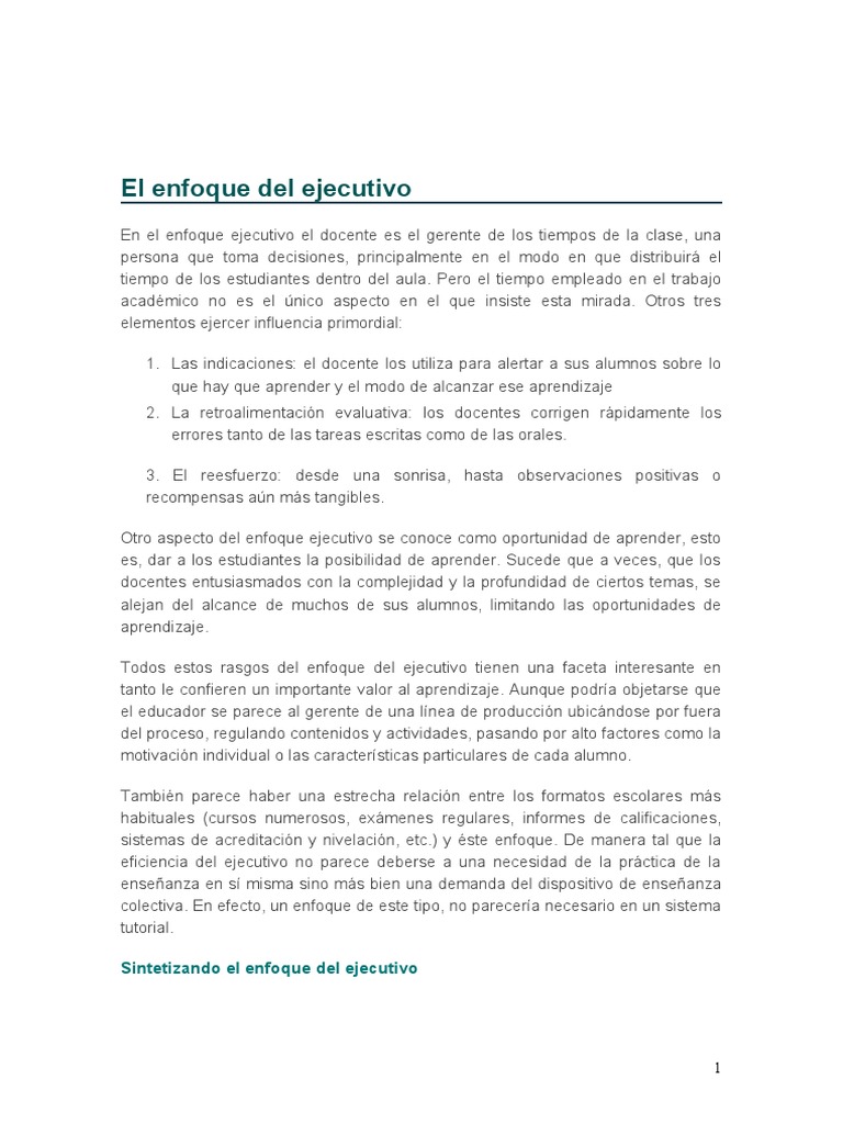 El Enfoque de La Enseñanza. FENSTERMACHER G. Y SOLTIS | PDF | Método de ...