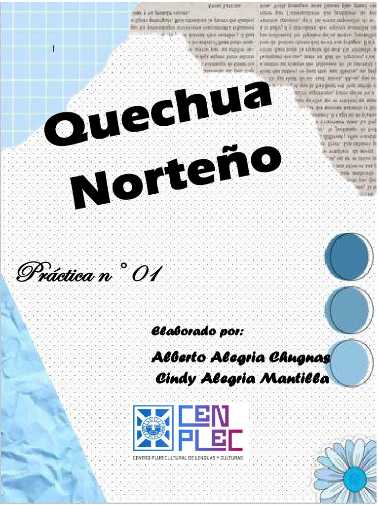 Practica Quechua Norteño N 01 | PDF | Lingüística