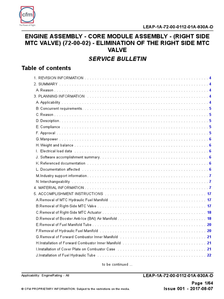 Engine Assembly - Core Module Assembly - (Right Side MTC Valve) (72-00 ...
