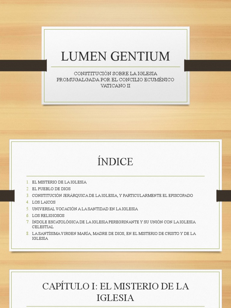 Lumen Gentium | PDF | Iglesia Católica | María, madre de Jesús