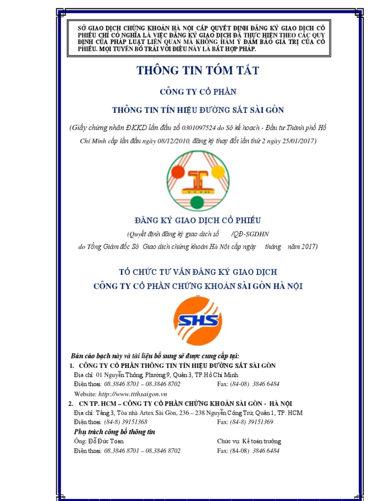 TSG - Ban CBTT Final | PDF