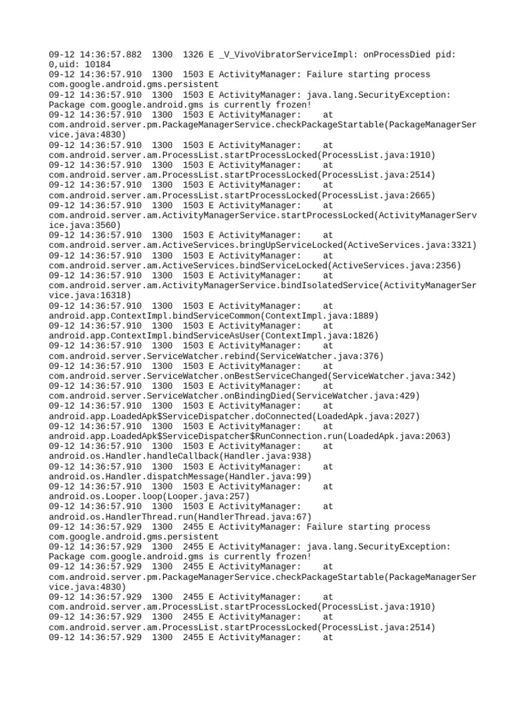 Log Pdf Android Operating System Java Programming Language 8391
