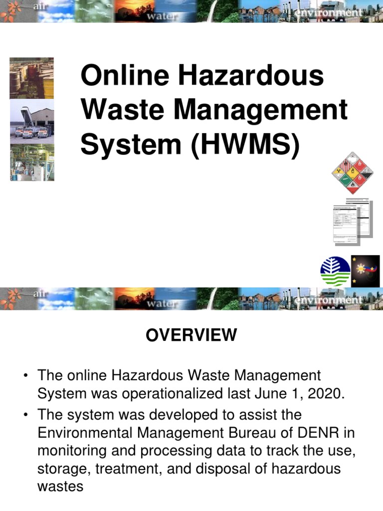 Online Hazardous Waste Management System | PDF | Hazardous Waste | Waste