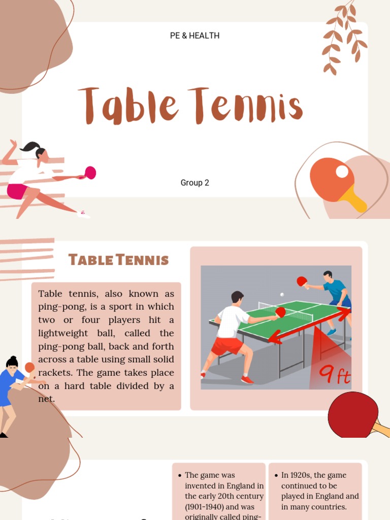 Table Tennis | PDF | Table Tennis | Leisure