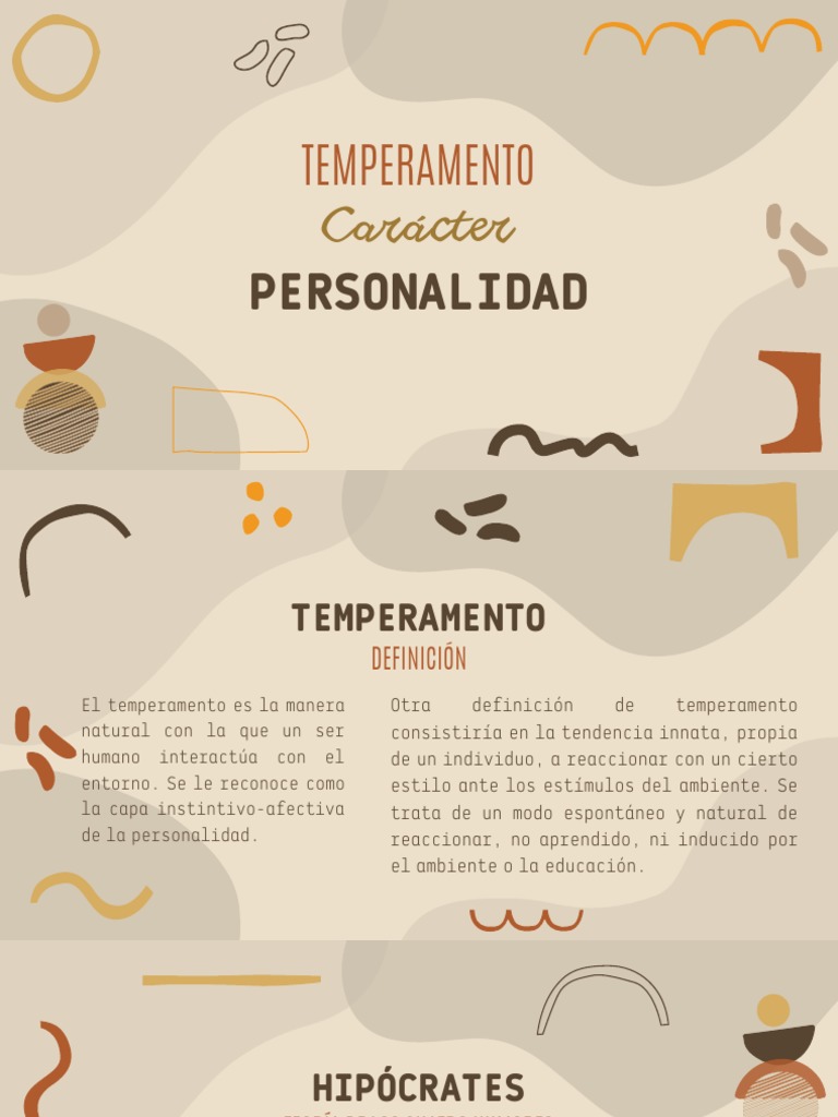 Temperamento | PDF | Temperamento | Ciencias del comportamiento