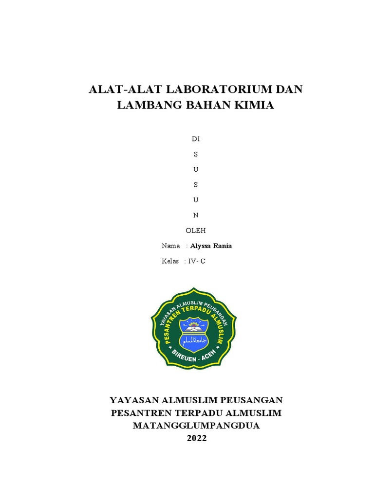 Alat & Bahan Kimia Lab Sains | PDF