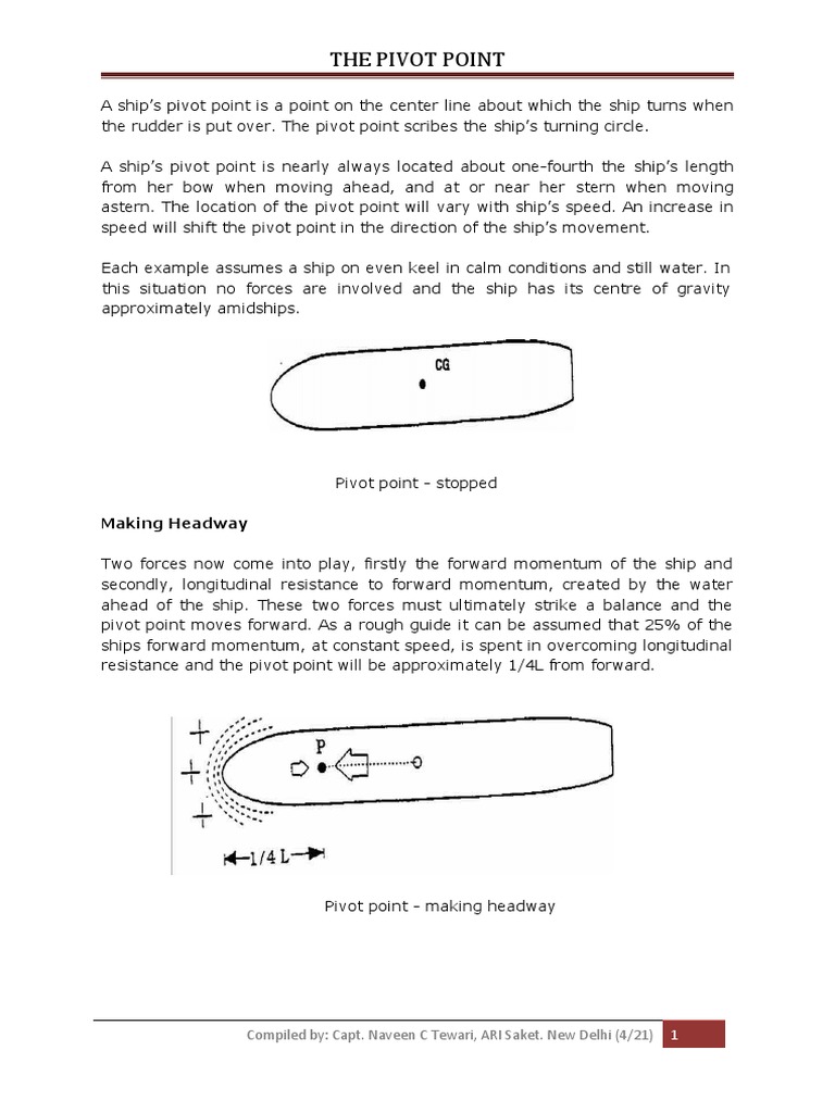 Pivot Point | PDF | Ships | Tugboat
