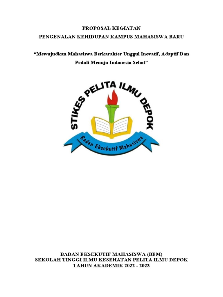 Proposal Kegiatan PPKMB 2022 | PDF