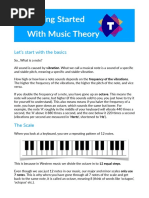 Basic Music Theory For Beginners | PDF