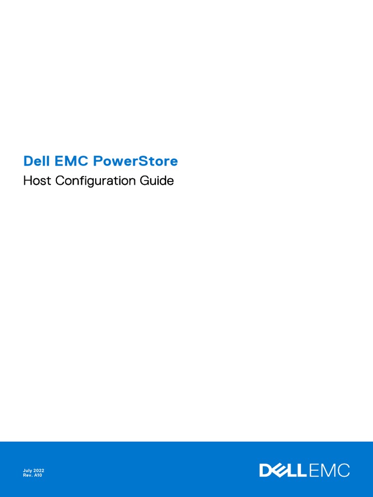 Powerstore Hardware Configuration Guide Pdf Computer Cluster Internet Protocols 