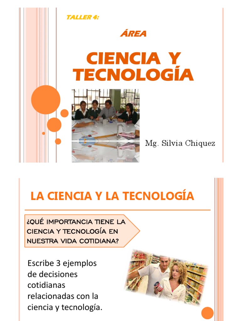 Importancia de Ciencia y Tecnología | PDF