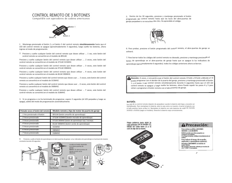 MANUAL FINAL CONTROL TX FLEX Digital | PDF | Control remoto | Diodo ...