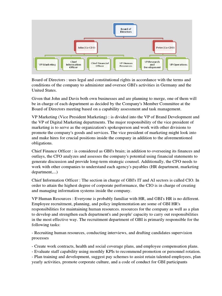 Global Bike Organizational Structure | PDF | Chief Information Officer ...