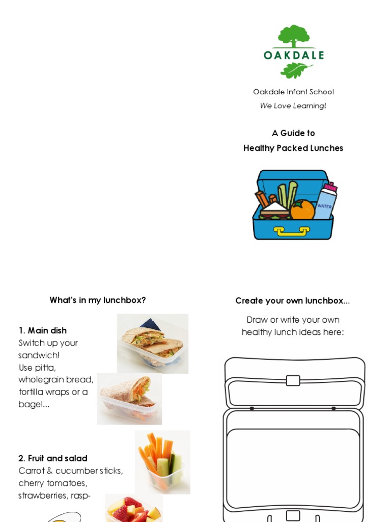 A Guide To Healthy Packed Lunches | Download Free PDF | Lunch | Fruit