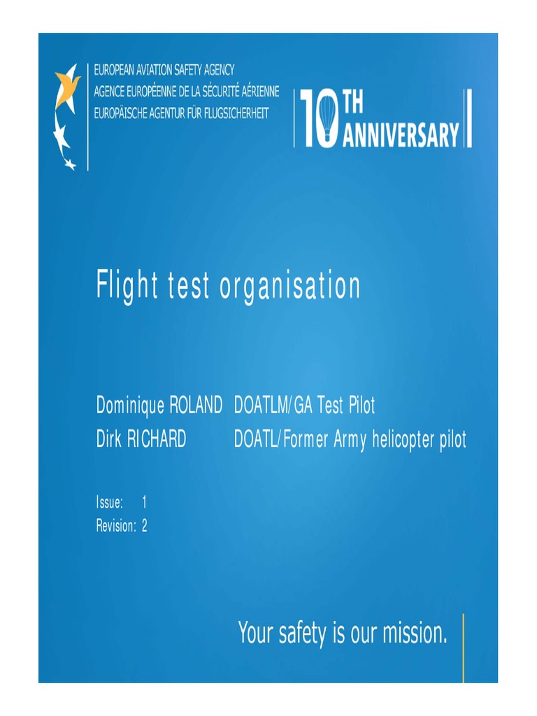 Presentation 4 - Flight Test Organisation | PDF | Flight Test | Air ...
