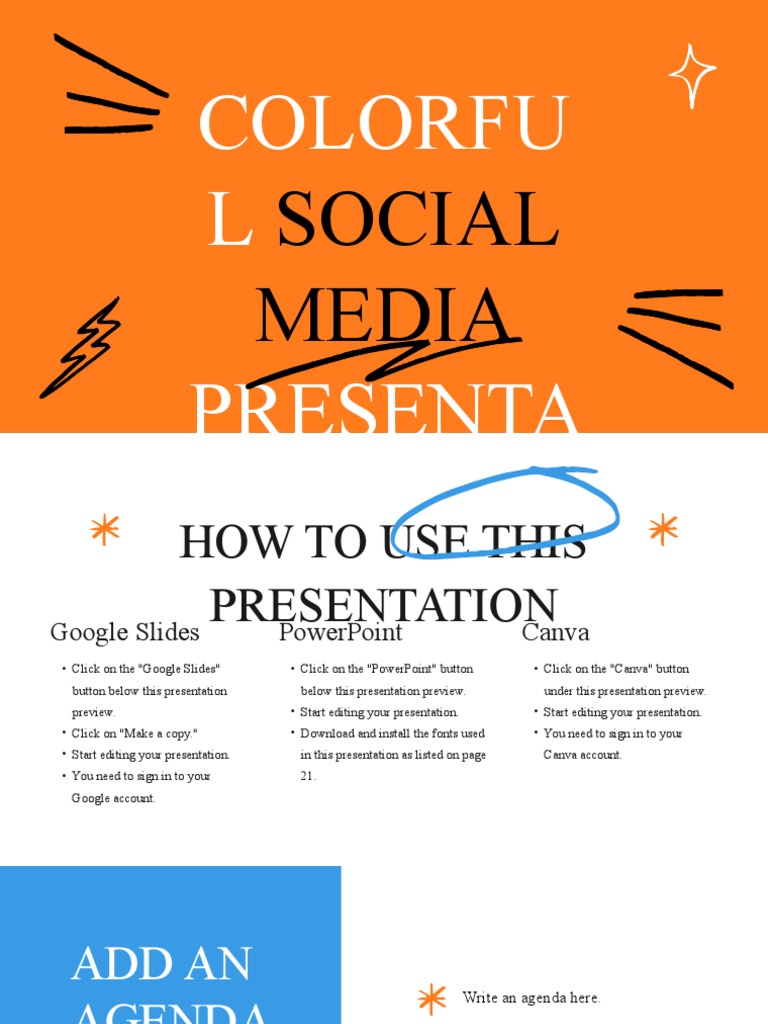 Colorful Fun Doodles and Blobs Colorful Social Media Creative Presentation SlidesCarnival | PDF ...