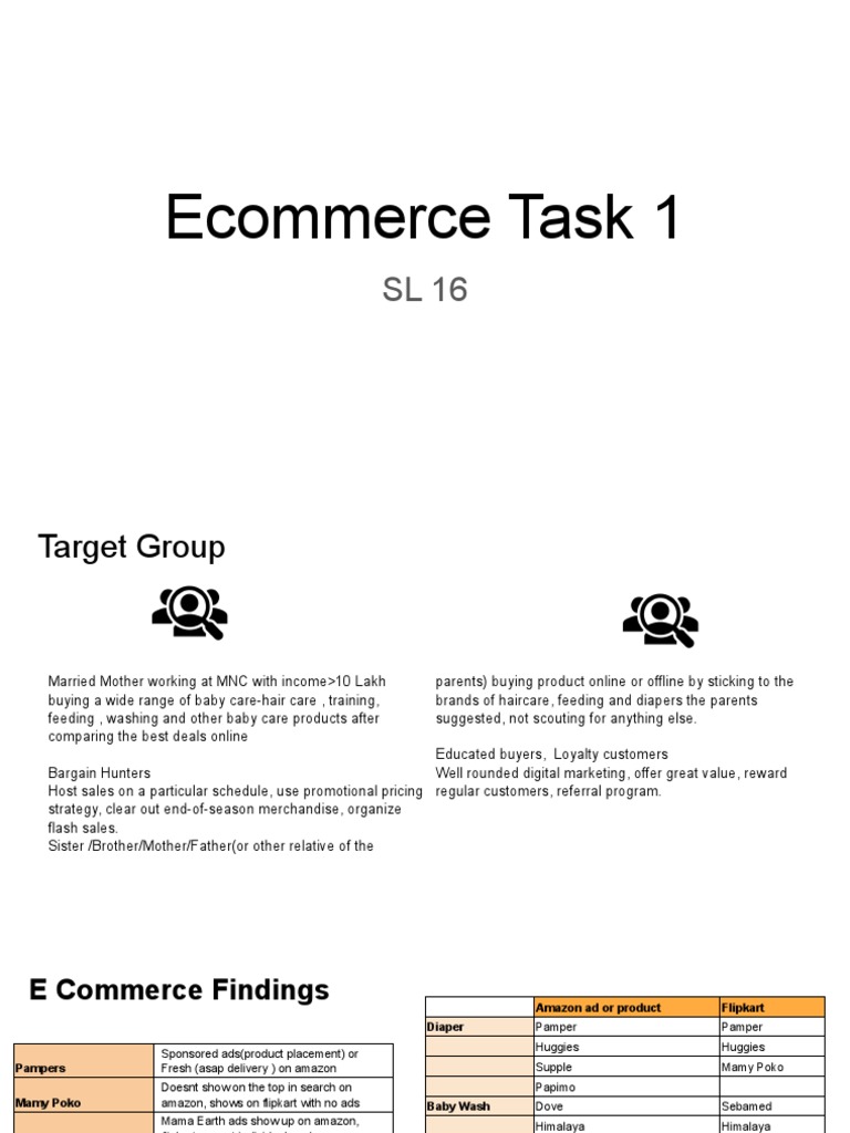 Raw Data Ecommerce Task 1 | PDF | Diaper | E Commerce