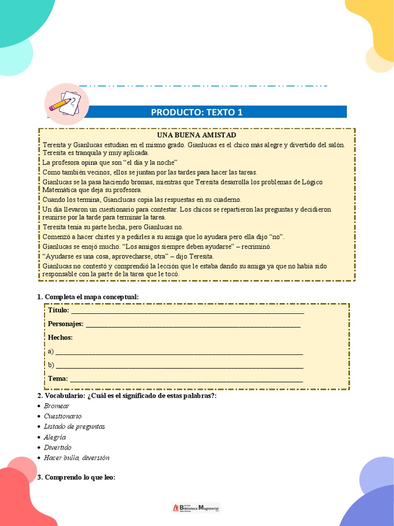 Exp7 - S1 - Com 3° - Ficha | PDF