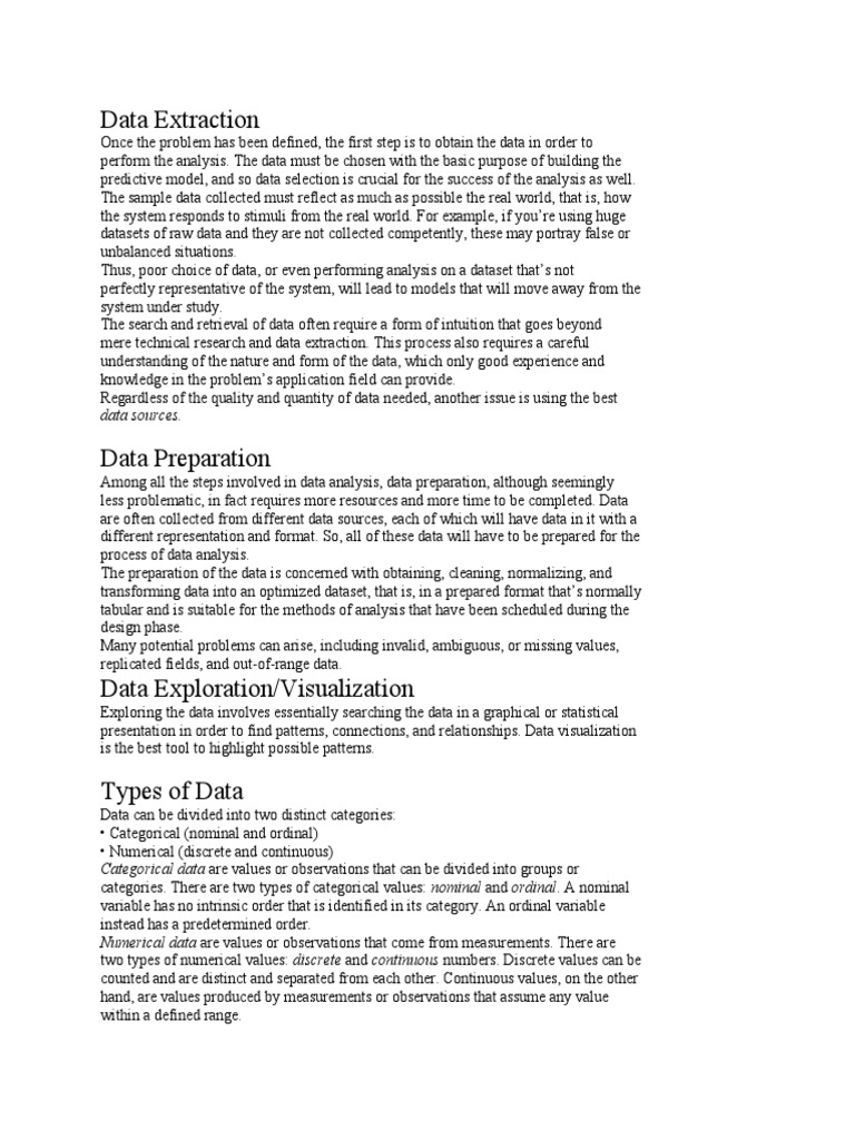 Obtaining and Preparing Data: Crucial First Steps for Successful Data ...