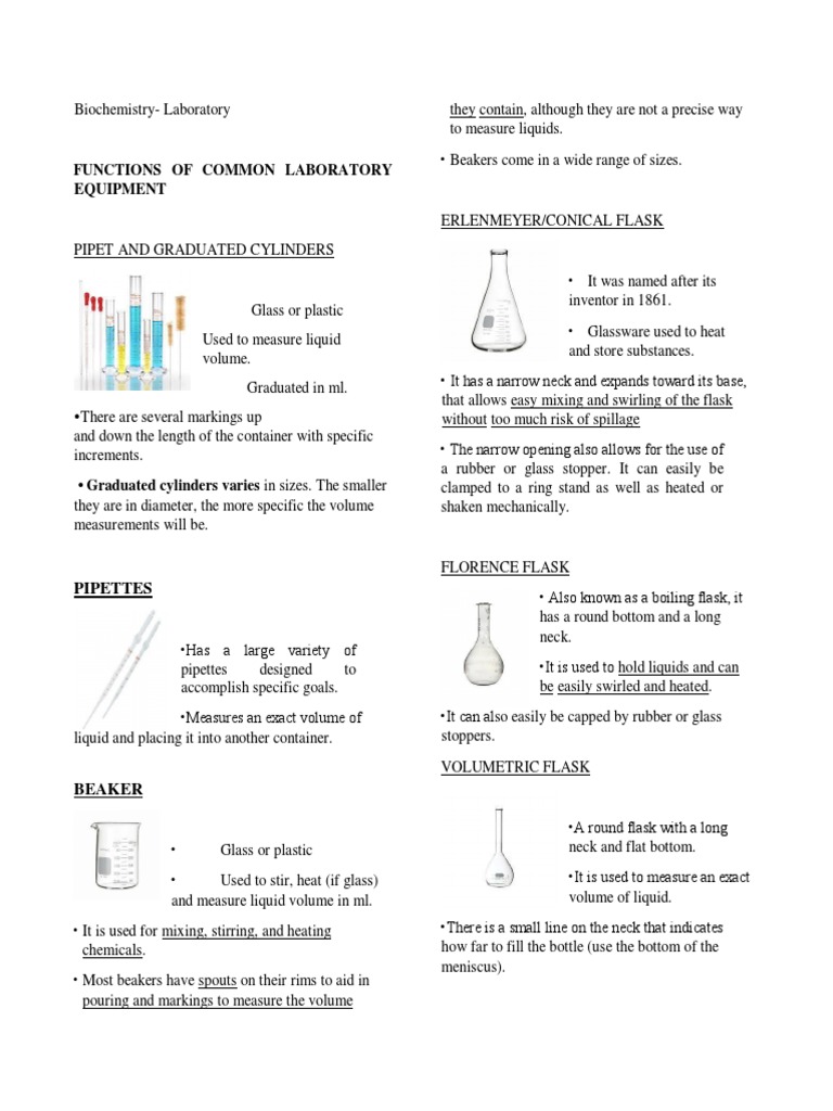 BIOCHEM - LABORATORY | PDF | Cell (Biology) | Macromolecules