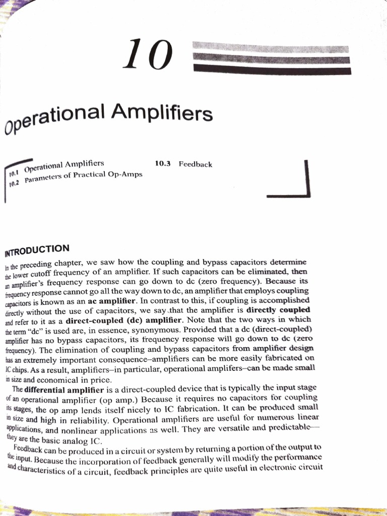 Operational Amp... | PDF | Operational Amplifier | Amplifier
