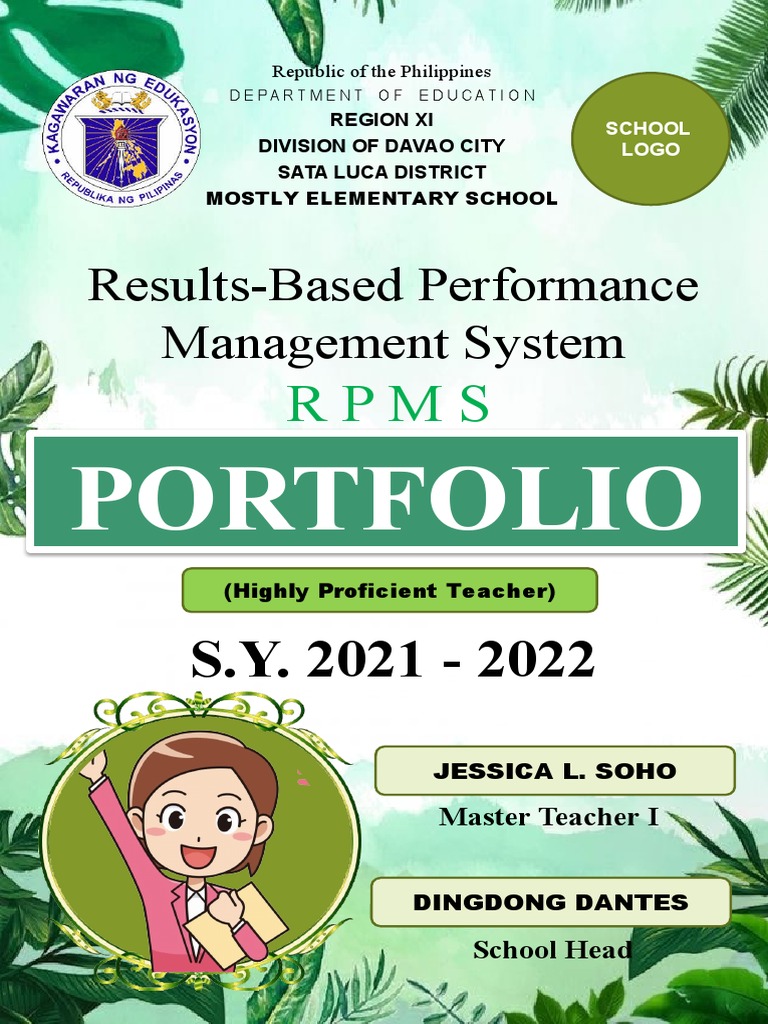 MASTER TEACHERS GREEN TEMPLATE Results Based Performance Management ...