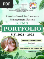 RPMS Template Yellow-Blue 2021-2022 With Annotations | PDF | Teaching ...