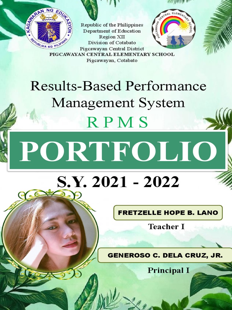 RPMS Green Template | PDF | Teaching Method | Teachers