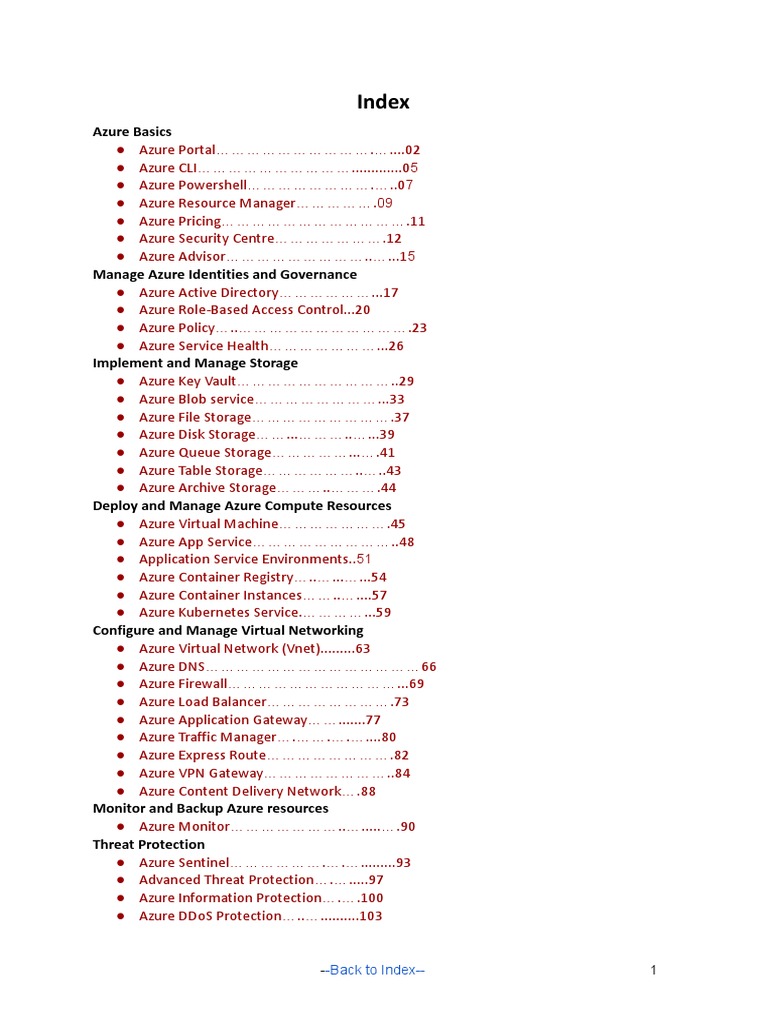 Az-104 Azure Administrator Quick Notes | PDF | Public Key Cryptography ...