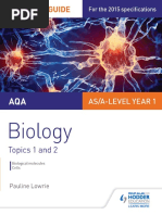 Biology Aqa Check List A Level | PDF | Biology | Genetics