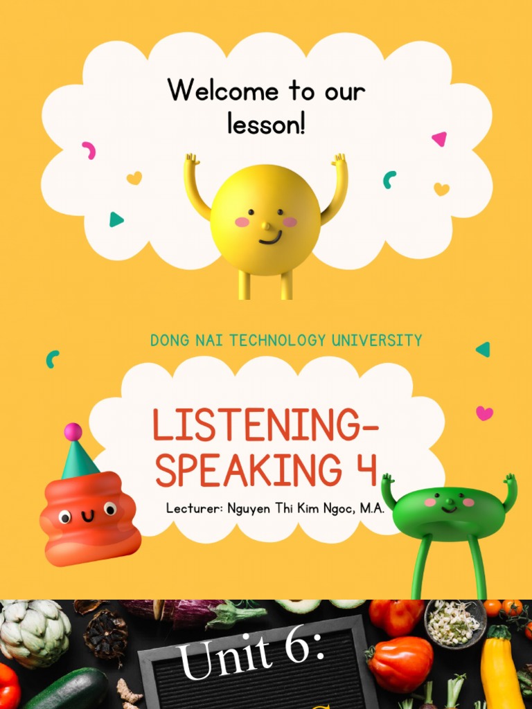 UNIT 6 - LETS EAT (Cont.) | PDF | Foods | Brainstorming