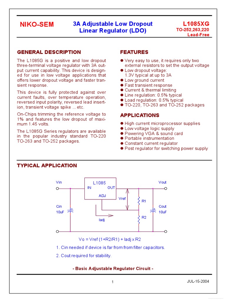 Datasheet | PDF | Electrical Engineering | Physical Quantities