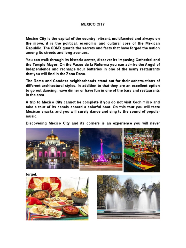 Mexico City English | PDF | Travel
