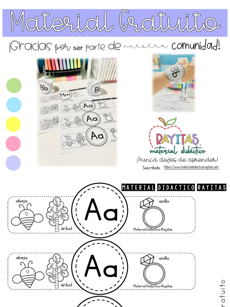 FREE. Pulseras Abecedario | PDF