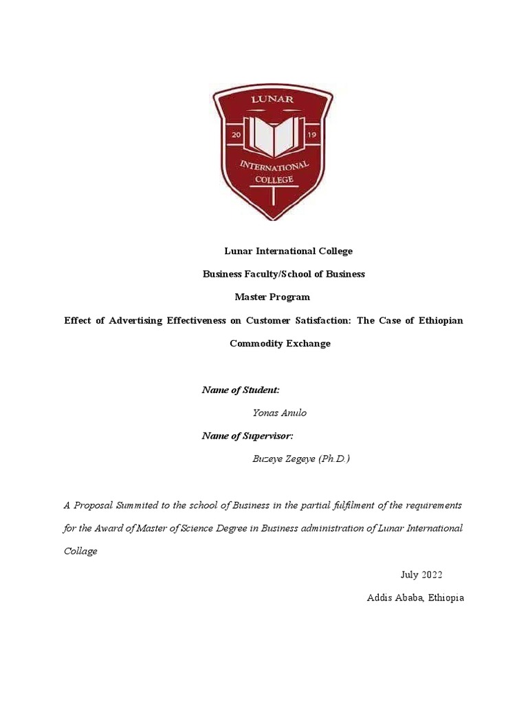 Yonas Anulo | PDF | Marketing | Marketing Communications