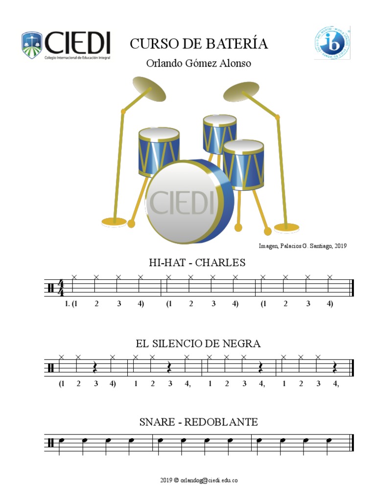 LIBRO DE BATERÍA, VERSIÓN 6 | PDF | Notación | Poética