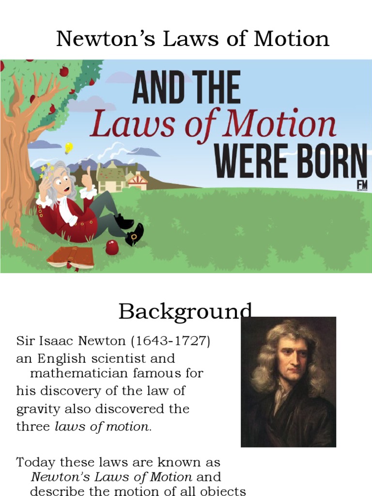 Newton's Laws for Students | PDF | Force | Newton's Laws Of Motion
