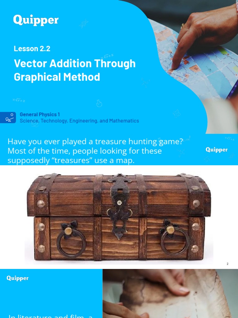 Vector Addition Through Graphical Method: Lesson 2.2 | PDF | Euclidean Vector | Abstract Algebra