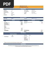 Employee Pay Slip Template Word | PDF