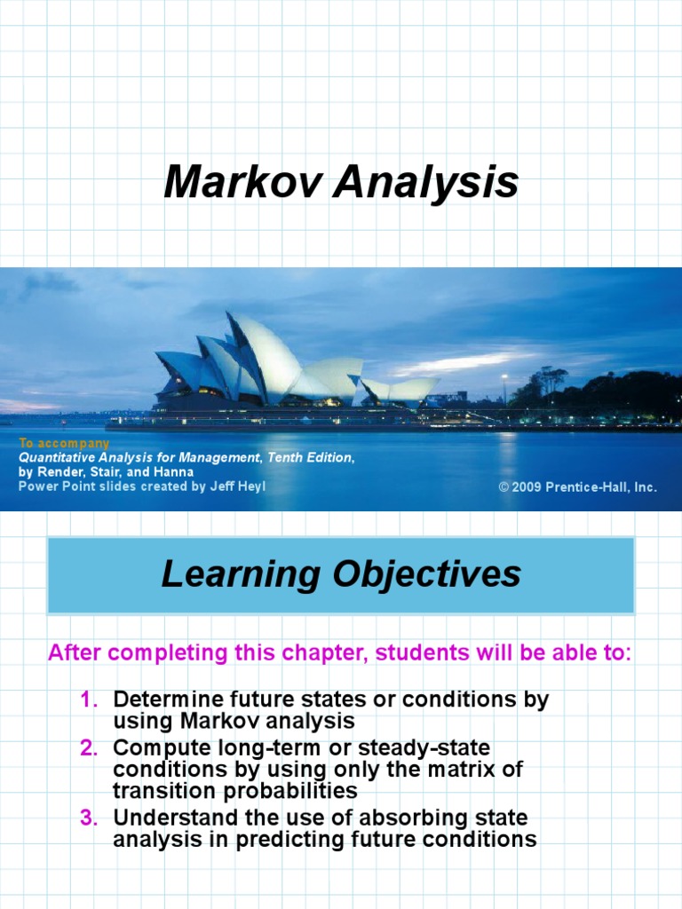 Markov Analysis | PDF | Markov Chain | Mathematics