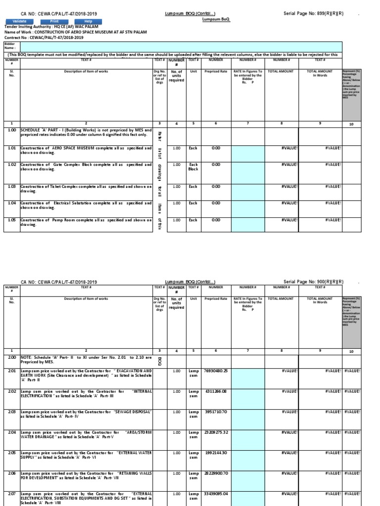 Boq 435008 | PDF | Pipe (Fluid Conveyance) | Mechanical Engineering
