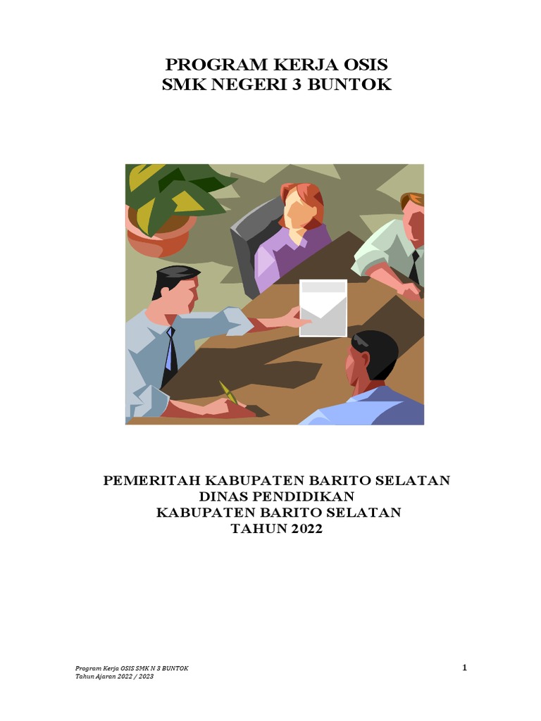 Contoh Program Kerja Osis SMK | PDF | Bisnis | Seni