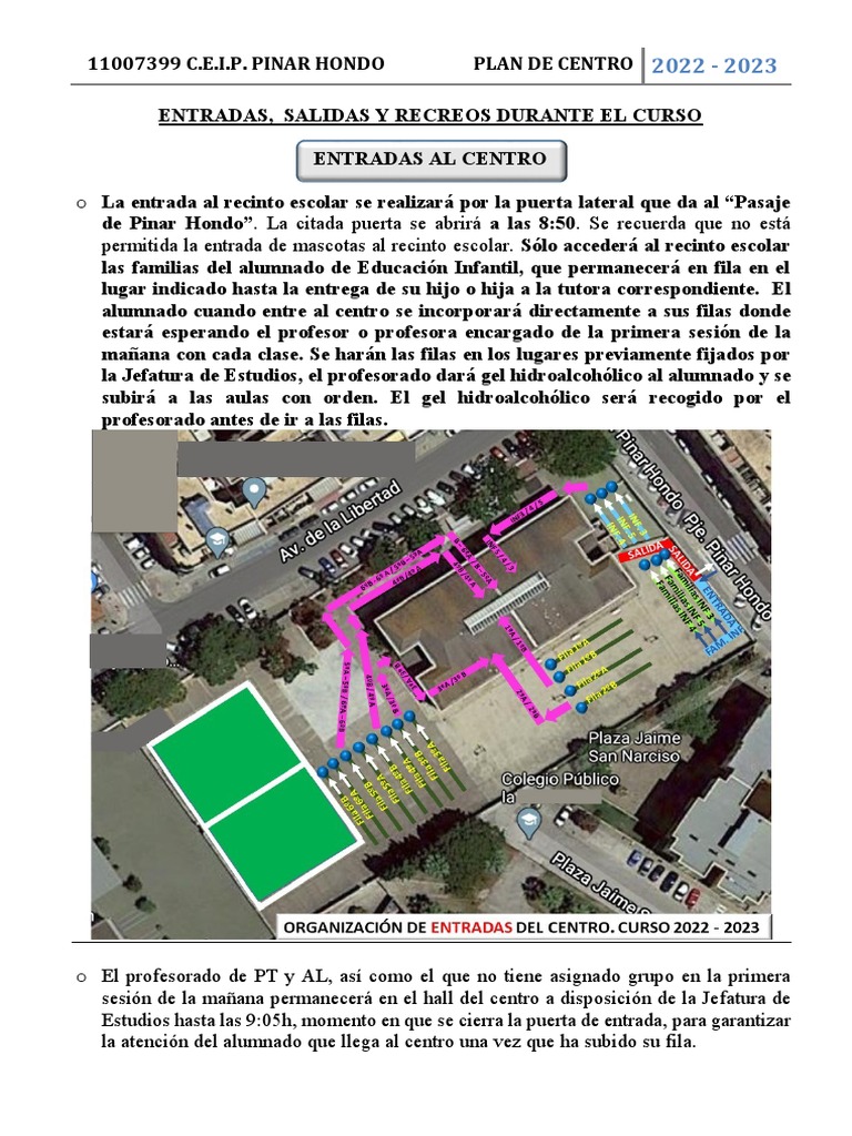 Ceip Pinar Hondo Plan de Centro - 220905 - 093142 | PDF | Educación ...