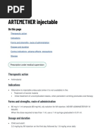 ALU Syrup Dosage in Pediatrics | PDF | Pregnancy | Malaria