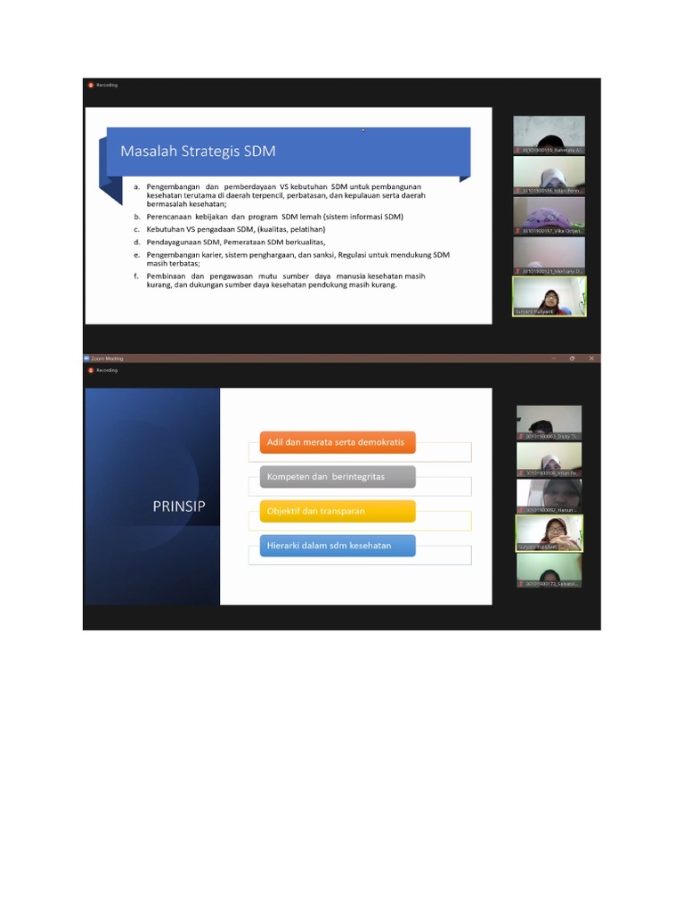 Kulpak Siklus Manajemen & Permasalahan SDMK - Dr. Suryani | PDF