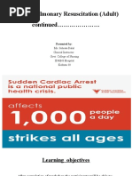 Lesson Plan On CPR | PDF | Cardiopulmonary Resuscitation | Medical ...