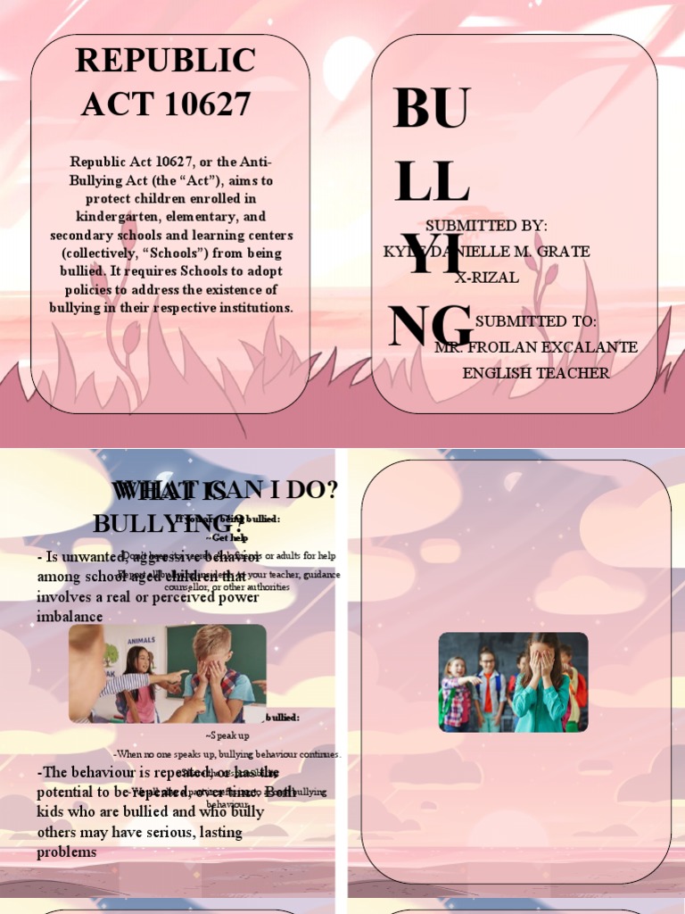 English Brochure Final | PDF | Bullying | Cyberbullying