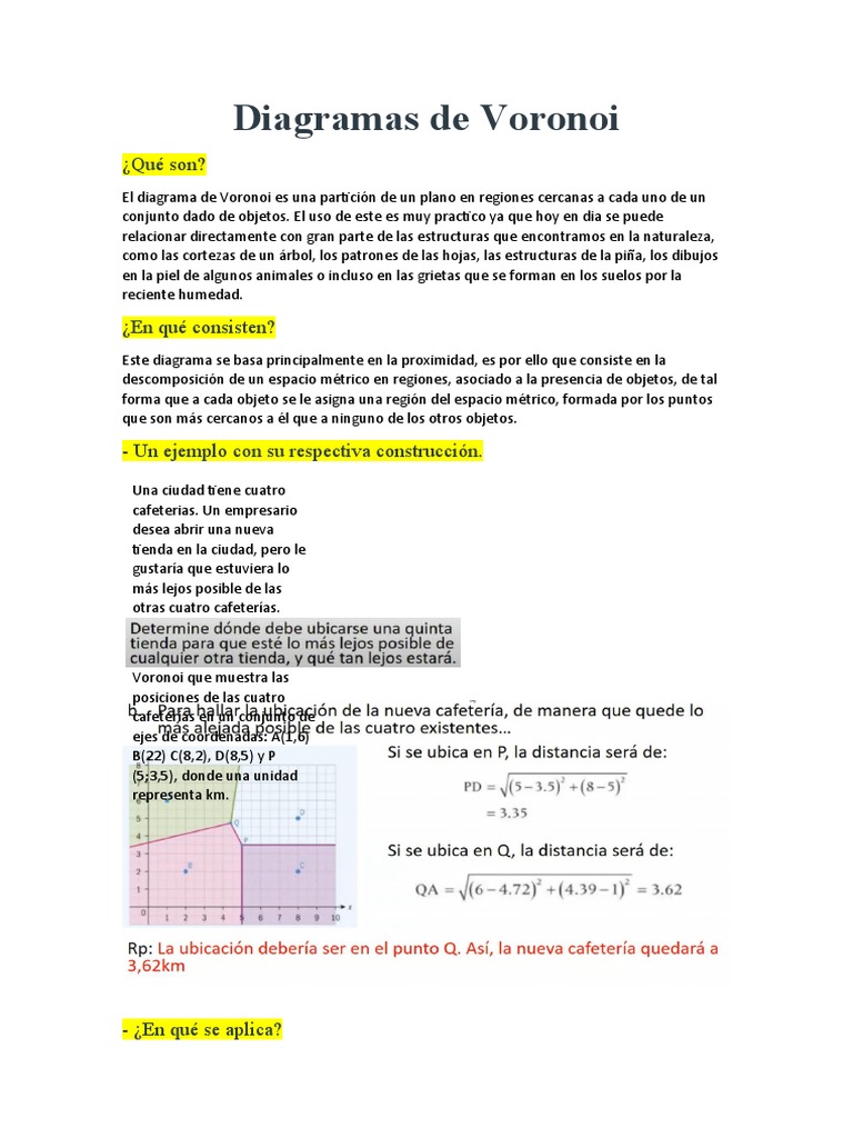 Diagramas de Voronoi | PDF | Geometría