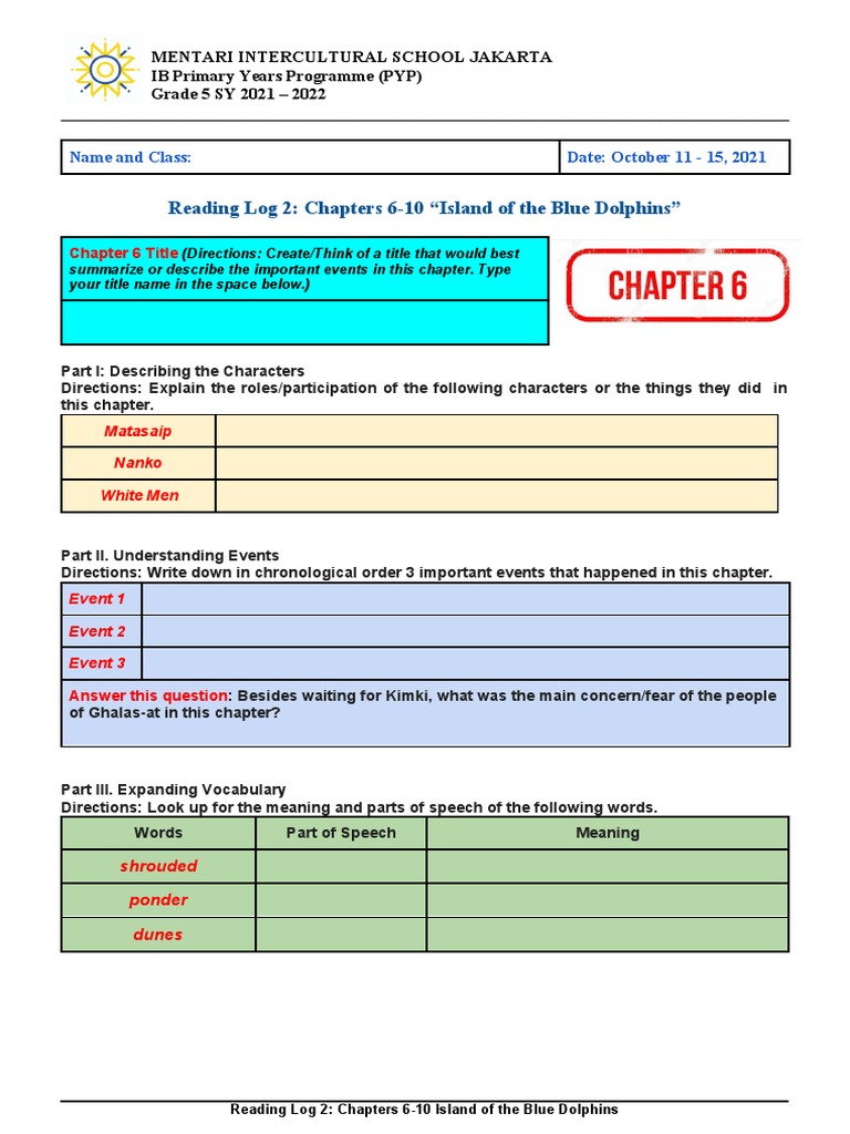 IBD Reading Log 2 - Chapters 6-10 | PDF | Linguistics | Cognitive Science